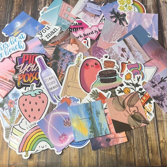 n/a | Design | 5for Aesthetic Stickers Cute Fun Landscape Stickers Vsco ...